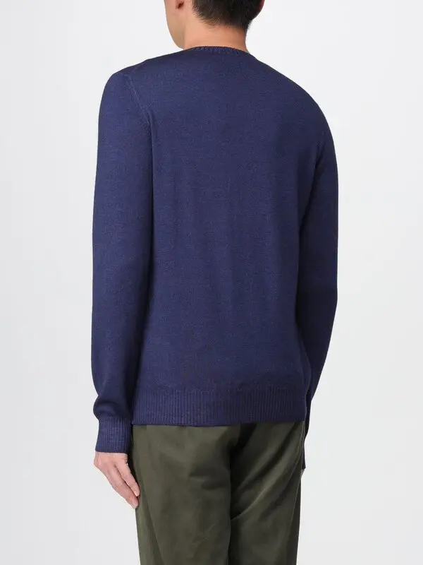 FAY Crew Neck Pullover - Blue