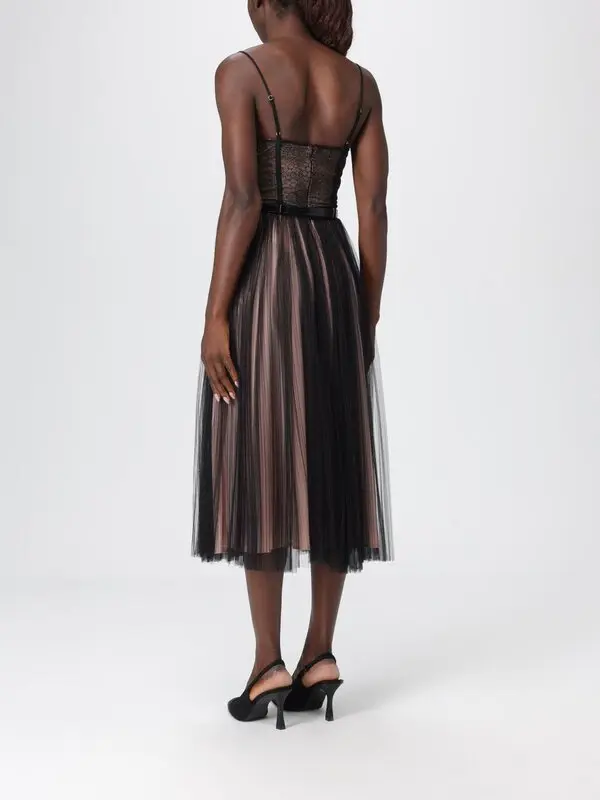 Elisabetta Franchi Tulle Corset Dress