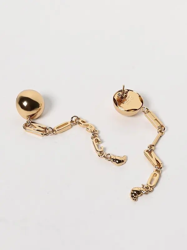Moschino Jewel" Drop Earrings - Gold