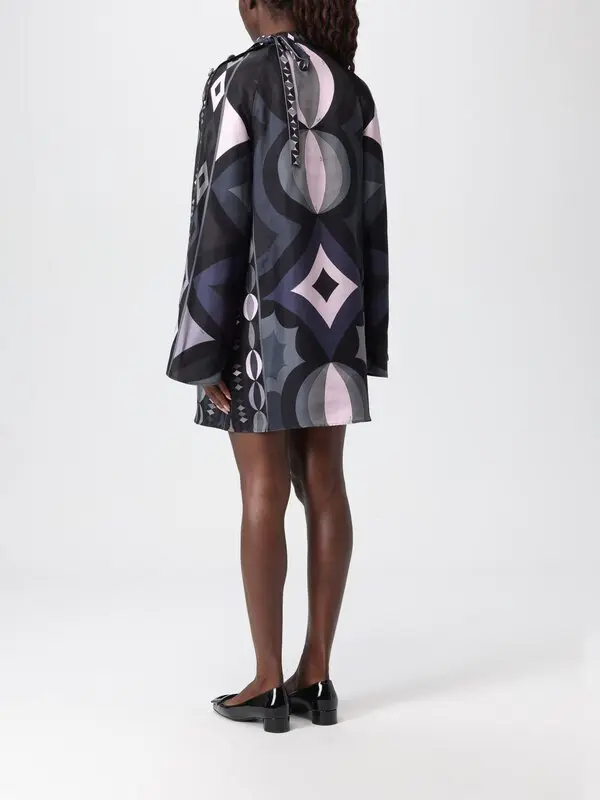Emilio Pucci Printed Dress - Black
