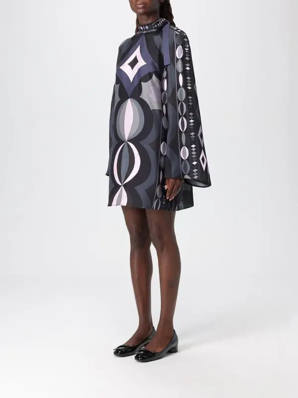 Emilio Pucci Printed Dress - Black