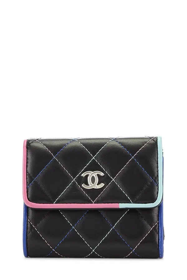 Chanel Quilted Lambskin Wallet - Multi