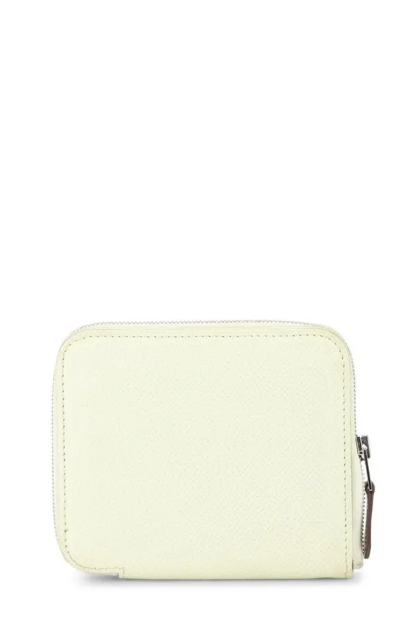 Hermès Epsom Silk'in Compact Wallet - Vert Fizz