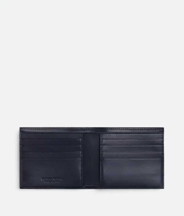 Bottega Veneta Intrecciato Diagonal Bi-fold Wallet