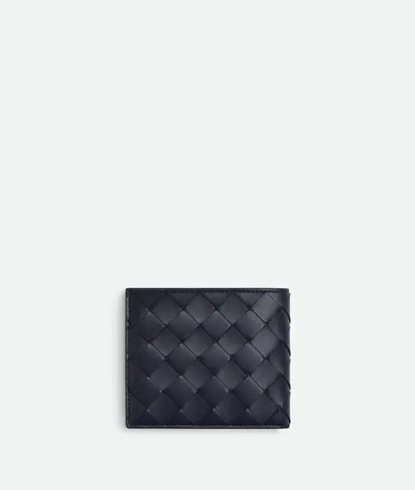 Bottega Veneta Intrecciato Diagonal Bi-fold Wallet