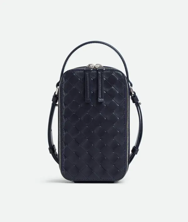 Bottega Veneta Intrecciato Phone Pouch - Nocturnal
