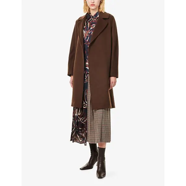 Max Mara Corte Brushed Wool Coat