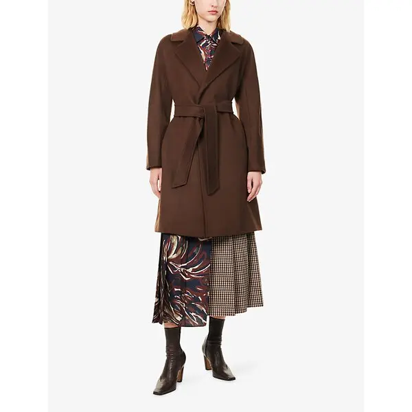 Max Mara Corte Brushed Wool Coat