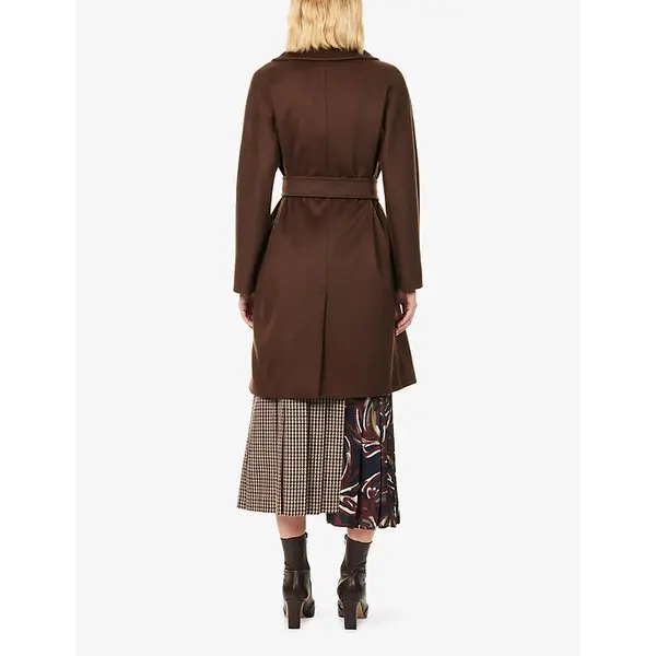 Max Mara Corte Brushed Wool Coat