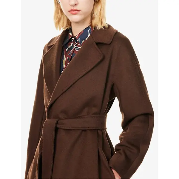Max Mara Corte Brushed Wool Coat