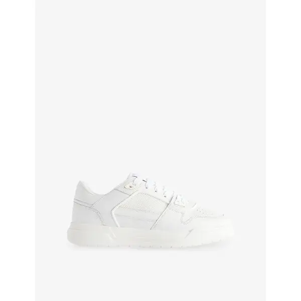 ARNE Suede, Leather, And Mesh Trainers - White