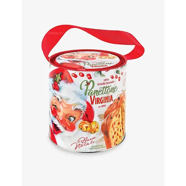 VIRGINIA Winky Santa Panettone Round Tin 750g - One-color