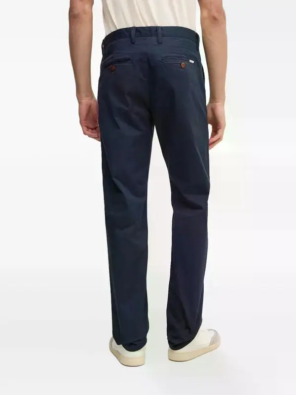 Gant Button-fly Straight-leg Trousers