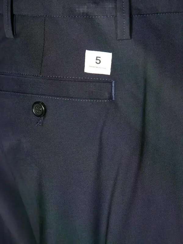 DEPARTMENT 5 Pleated Trousers - Blue