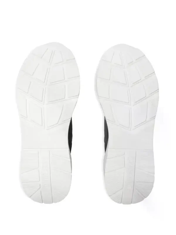 Burberry Low-top Sneakers With Checked Pattern - Black