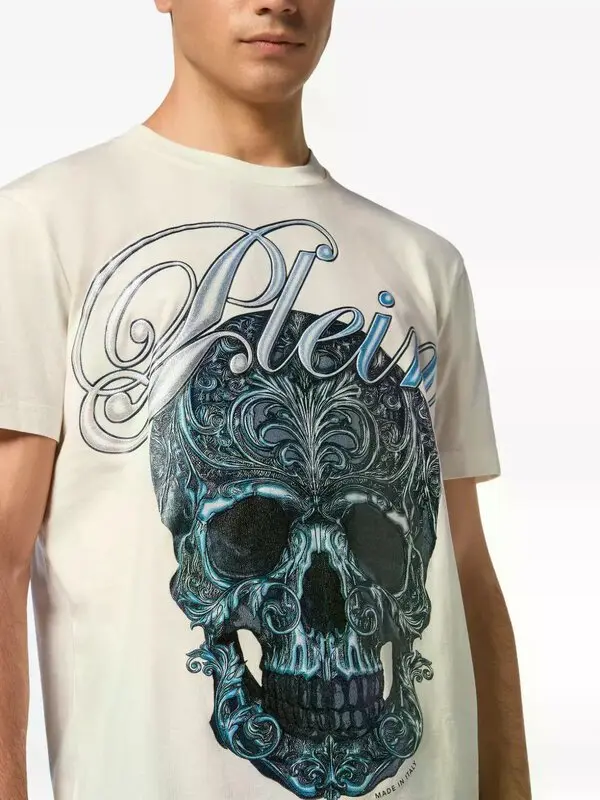 Philipp Plein Skull-print Cotton T-shirt