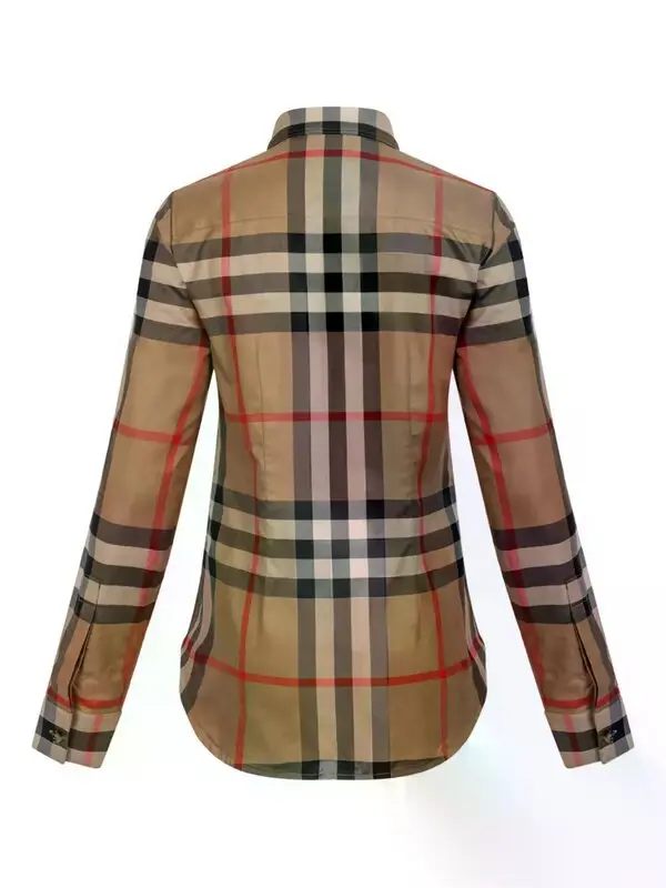 Burberry Checked Cotton Shirt