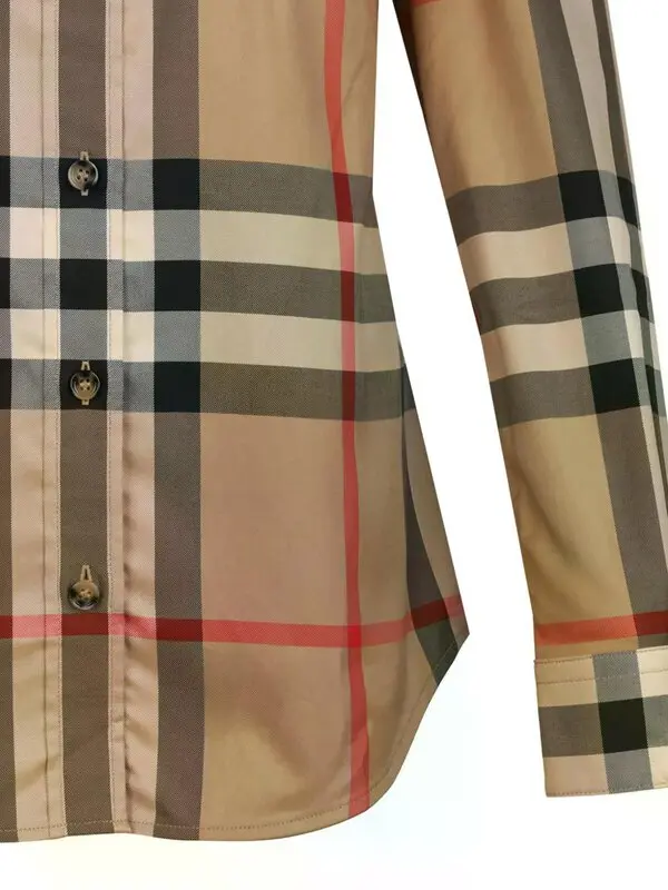 Burberry Checked Cotton Shirt