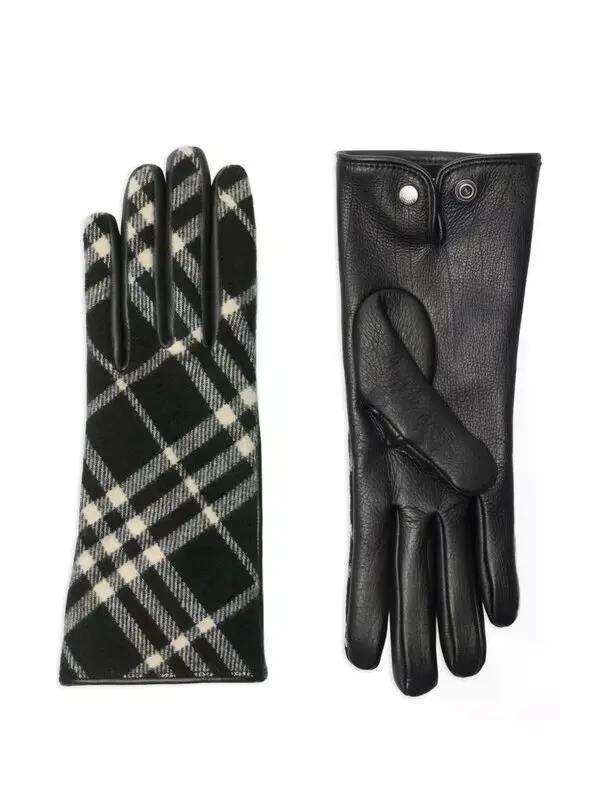Burberry Check-patterned Gloves