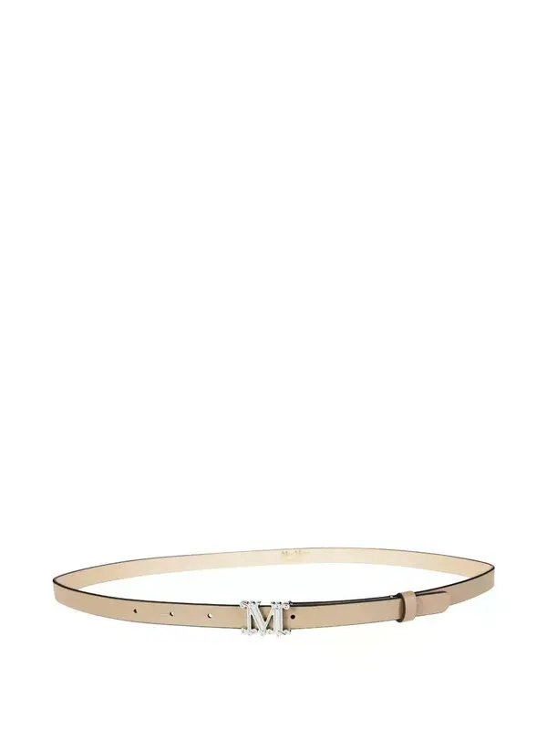 Max Mara Logo Belt - Neutrals