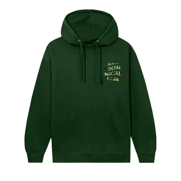 Anti Social Club Green Hoodie Editorialist