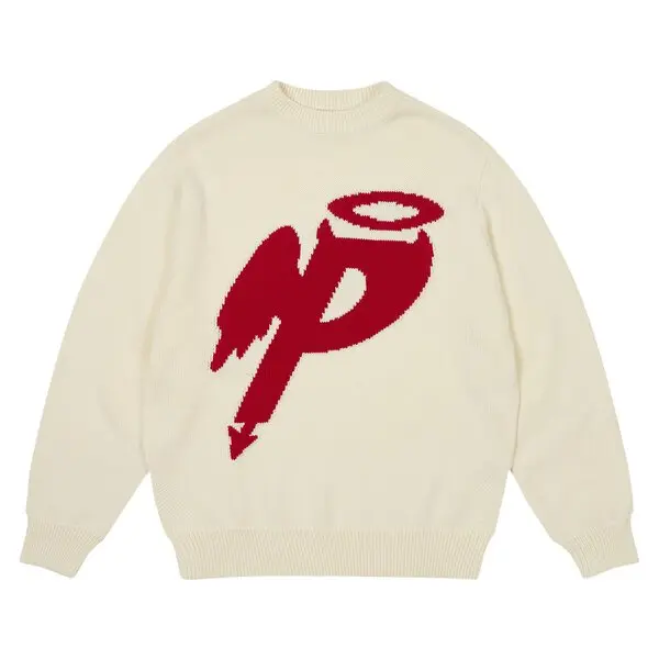 PALACE P Wing Knit - White
