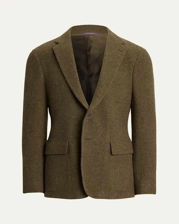 Ralph Lauren Brushed Cashmere Twill Blazer - Inverness