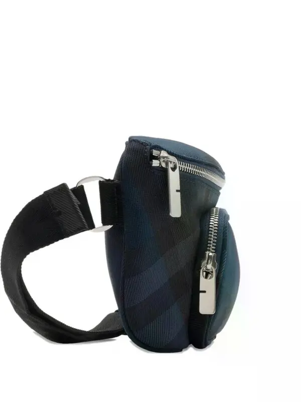 Burberry Check-pattern Belt Bag - Blue