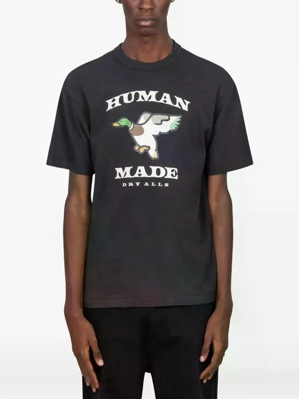 HUMAN MADE Graphic-print T-shirt - Black