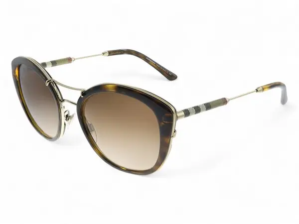 Burberry Round Frame Sunglasses - Havana (be_4251q_300213)