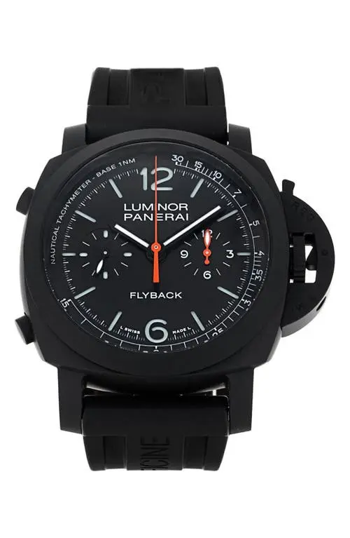 WATCHFINDER & CO. Luminor Marina Chronograph Automatic Watch - Black