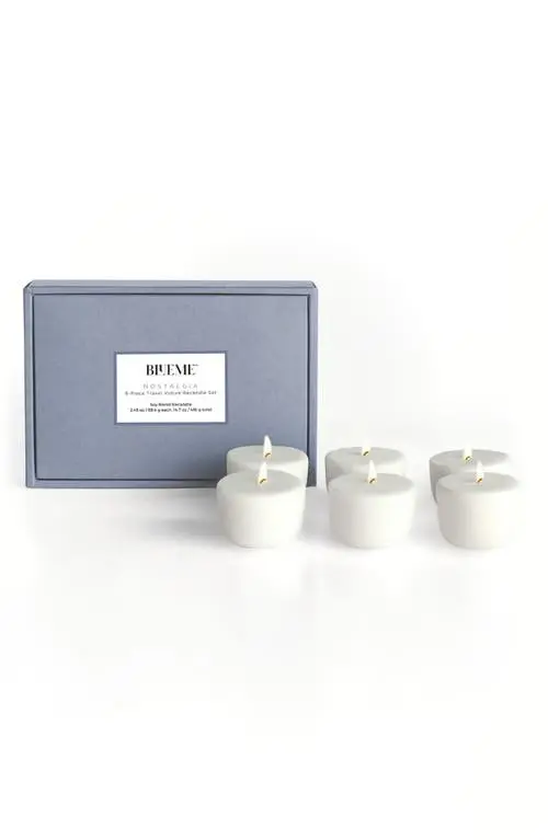 BLUEME 6-piece Travel Votive Wax Refill Set - Nostalgia