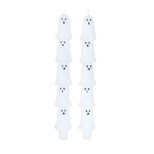 JOLLITY & CO Ghost Taper Candle Set - Assorted Pre-pack