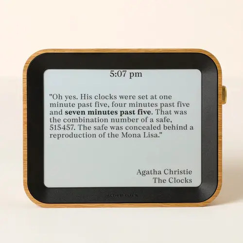 UNCOMMON GOODS Literary Clock Author Clock