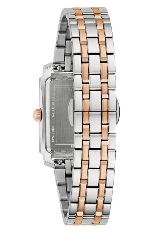 Bulova Sutton Rectangular Bracelet Watch