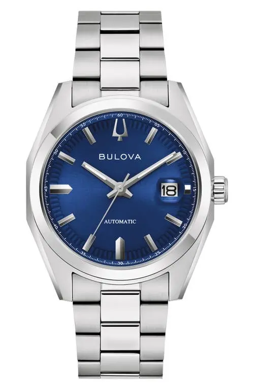 Bulova Surveyor Automatic Bracelet Watch - Silver-tone