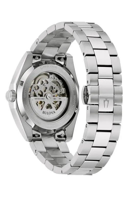 Bulova Surveyor Automatic Bracelet Watch - Silver-tone