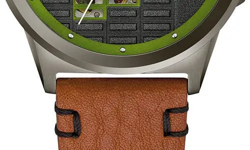 Bulova Frank Lloyd Wright Collection Kalil House Usonian Automatic Leather Strap Watch