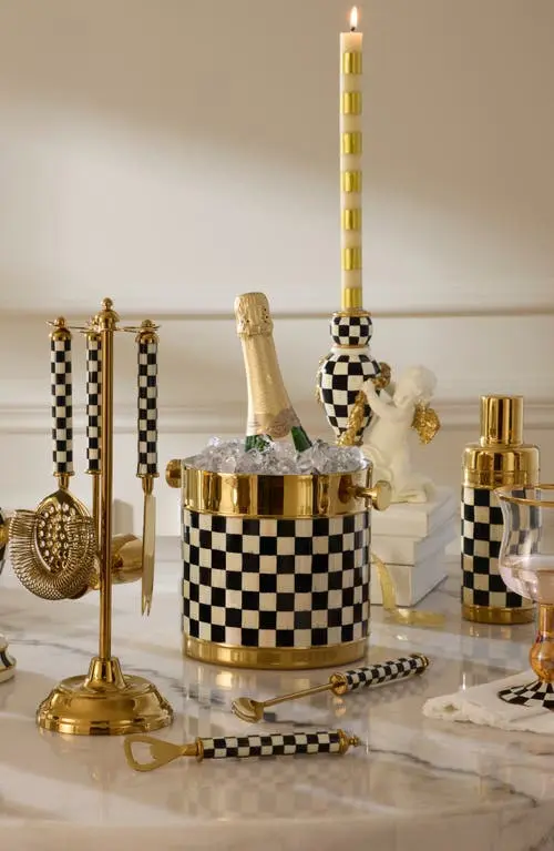 MACKENZIE-CHILDS Courtly Check 6-piece Bar Tool Set