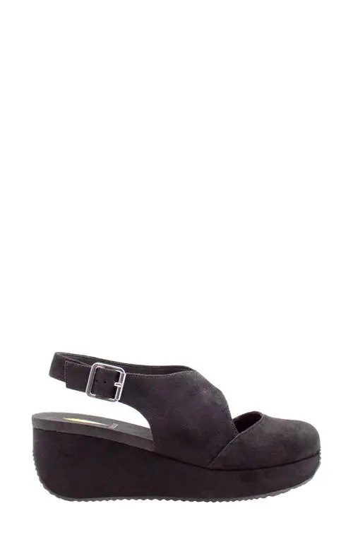 VOLATILE Aurora Platform Wedge Sandal - Black