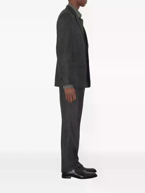 Burberry Check Wool Cashmere Tailored Jacket