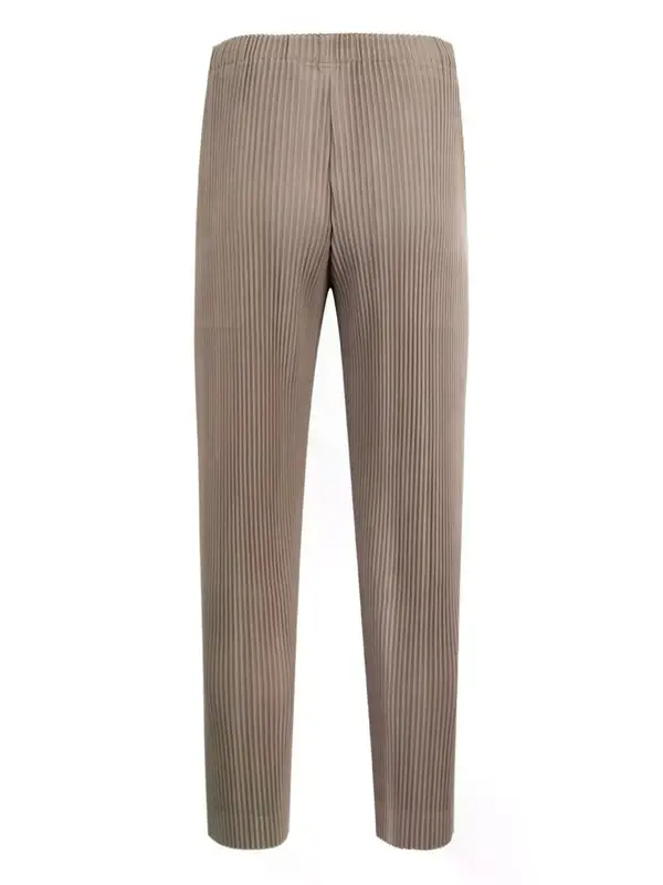 Issey Miyake Pleated Tailored Trousers - Brown