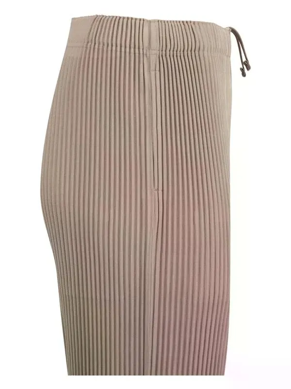 Issey Miyake Pleated Tailored Trousers - Brown