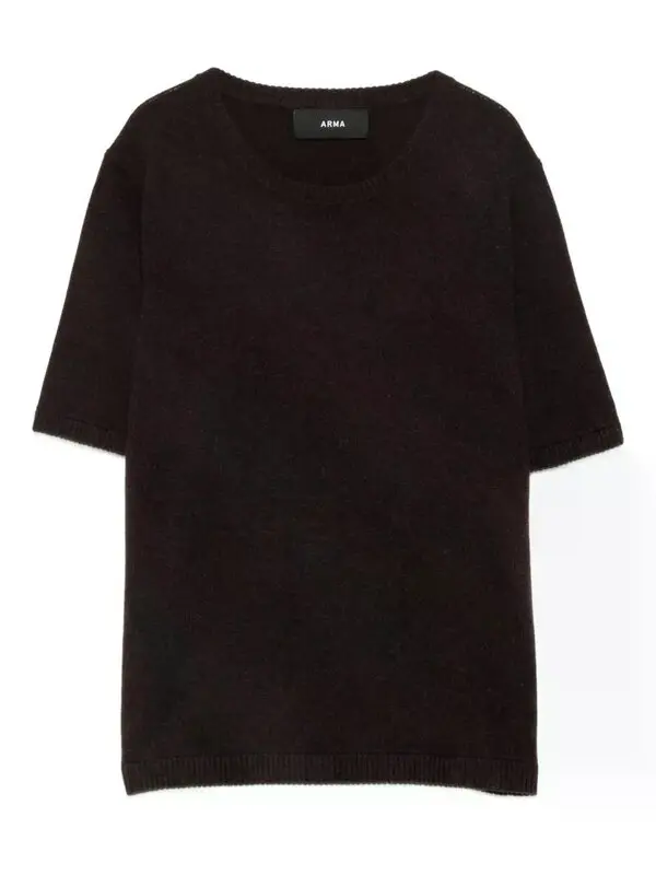 ARMA Short-sleeve Round-neck Knit Top