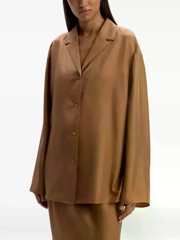12 STOREEZ Button-down Silk Shirt