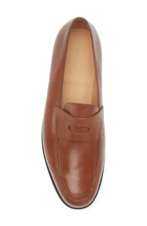 John Lobb Lopez Penny Loafer - Parisian Brown