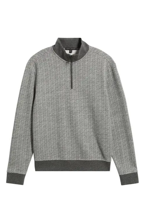 Robert Barakett Cedro Quarter Zip Pullover - Grey