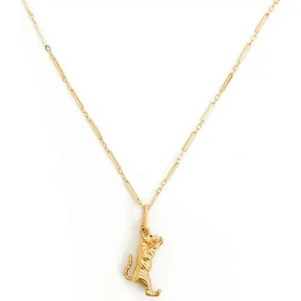 Clare V. Figaro Chain Necklace - 14k Gold Vermeil