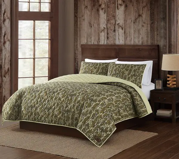 MOSSY OAK Bottom Land King Quilt Set - One-color