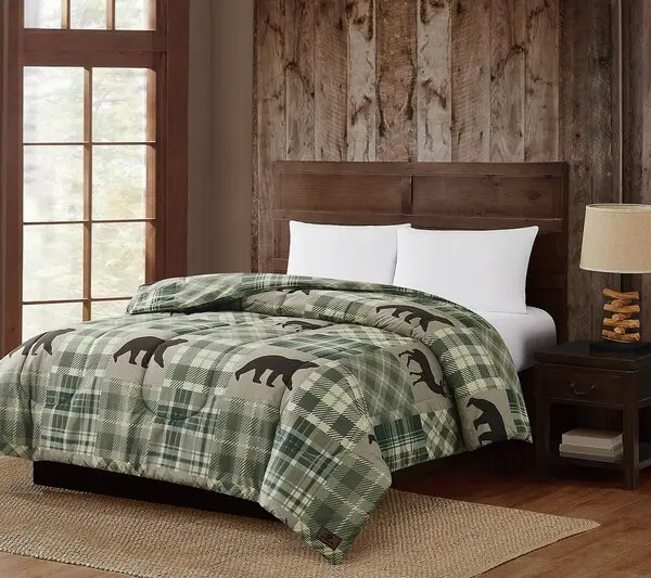 MOSSY OAK Bear Patchwork Full/queen Comforter